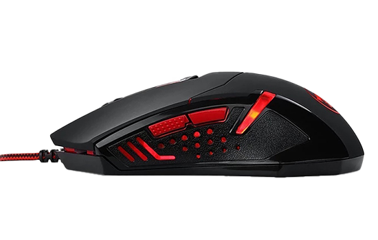 Mouse Gamer Redragon Centrophorus M601-3, 3200 DPI, 6 Botões, Led Red ...