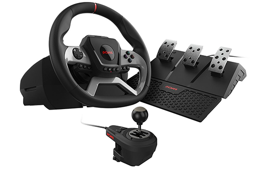 Volante PCYes W270 Para PC, Xbox e Playstation, Force Feedback, Com ...