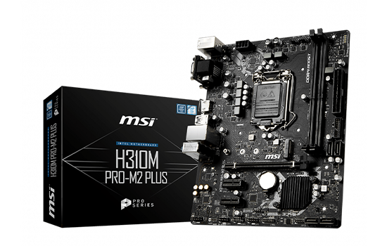 Placa Mãe MSI H310M PRO-M2 Plus, Chipset H310, Intel LGA 1151, mATX, DDR4