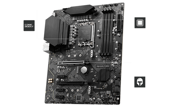 Placa Mãe MSI Z690-P, Chipset Z690, Intel LGA 1700, ATX, DDR4, 911-7D36-002