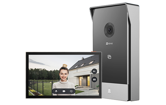 Interfone Inteligente EZVIZ HP7, Com Vídeo Residencial, 2K, Wi-Fi 2.4 ...