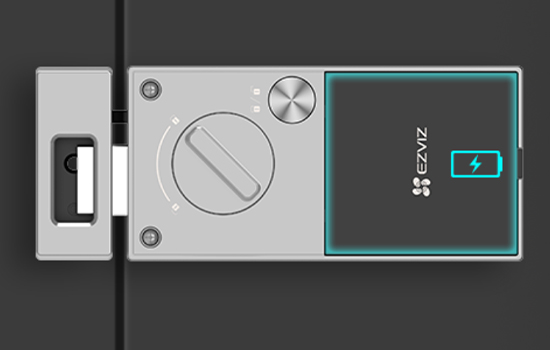 Fechadura Inteligente EZVIZ DL03 Smart Rim Lock, Wi-Fi 2.4GHz, CS-DL03 ...