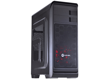 Gabinete Gamer Vinik Hunter Window, Mid Tower, Black, Sem Fonte, Com 1 ...