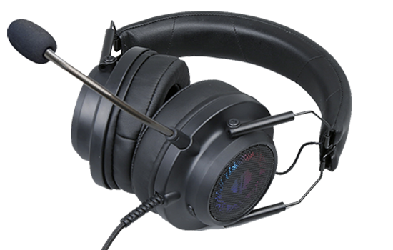 Headset Gamer Ninja Whisper, USB, PC, RGB, Drivers 50mm, Black, GN-H01
