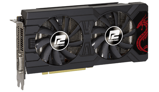 Placa de Vídeo PowerColor Radeon RX 570 Red Dragon Dual, 8GB GDDR5, 256Bit