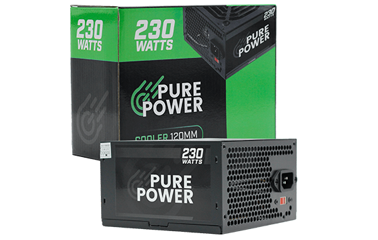 Fonte Pure Power, 230W, Black, PP-PSU1-230W