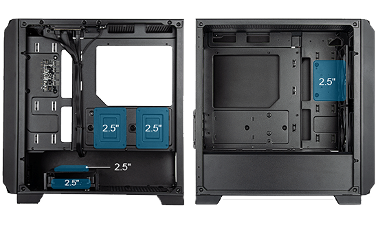 Gabinete Gamer Silverstone Fara 312X, Mid Tower, Vidro Temperado, Com 3 ...