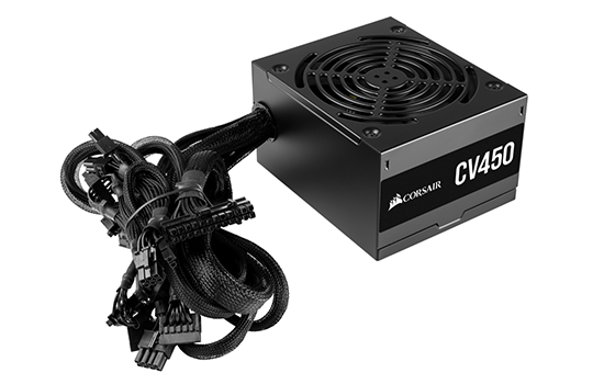 Fonte Corsair CV450 450W, 80 Plus Bronze, PFC Ativo, CP-9020209-BR