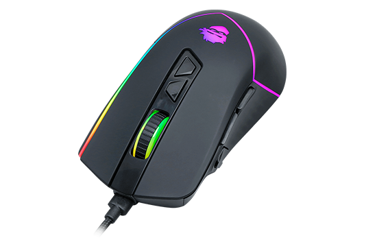 Mouse Gamer Ninja Tron, RGB, 8 Botões, 7200 DPI, Black, MS-GN-TRON