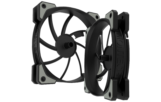 Kit Fan com 2 Unidades Montech, Air Fan P120, 120mm, Black