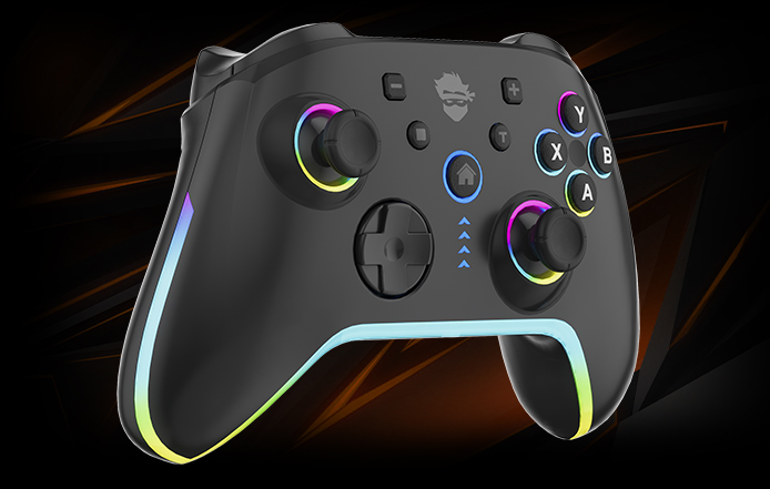 Controle Gamer Ninja Sword V2 RGB Bluetooth PC iOS | Terabyte