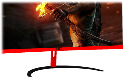 Monitor Gamer HQ Curvo 24 Pol, Full HD, 144Hz, 1ms, Freesync, HDMI ...