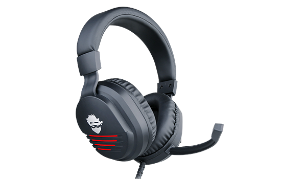 Headset Gamer Ninja Naga, 3.5mm + USB, PC, Rainbow, Drivers 40mm, Black.