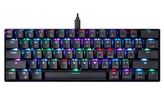 Teclado Mecânico Gamer Motospeed CK61 Compacto, RGB, Switch Kailh Box ...