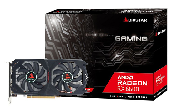 Placa de Vídeo Biostar AMD Radeon RX 6600M, 8GB, GDDR6, Ray Tracing ...