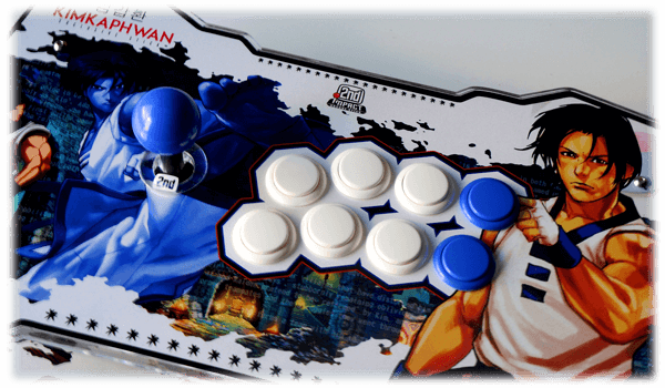 Controle Arcade para PC, PS3 e PS4 2ND Impact Falcon KOF Full Acrílico ...