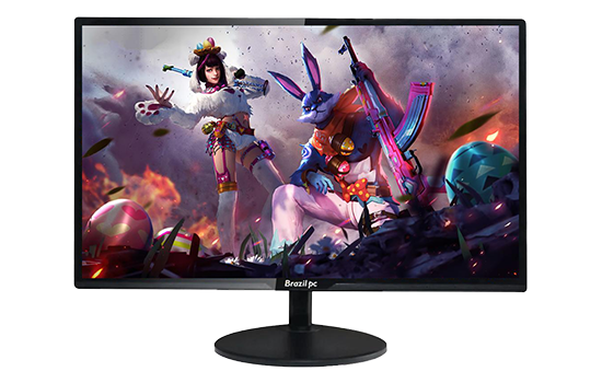 Monitor Brazil PC, 21.5 Pol, LED, Full HD, 75Hz, HDMI/VGA, VESA, 22W-75KAN