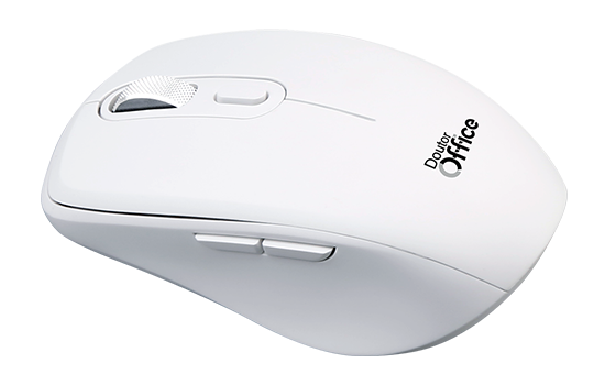 Mouse Dr. Office, 1600 DPI, 6 Botões, Sem Fio, White, MDR-0101-W