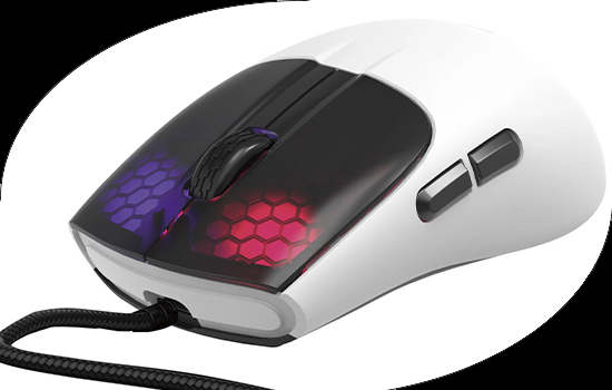 Mouse Gamer Marvo M727, RGB, 12.000 DPI, 6 Botões Programáveis