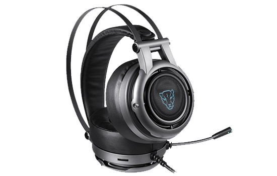 Headset Gamer MotoSpeed H18 Surround, 7.1, Grey, FMSHS0053PTO - Open Box