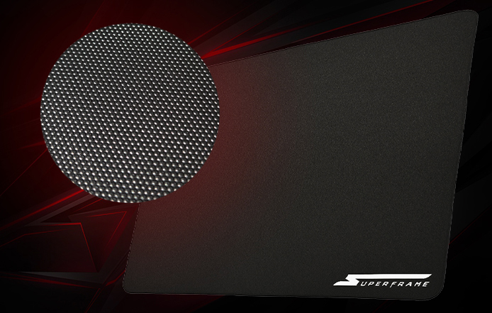 Mousepad Gamer SuperFrame Pro Player, Médio, Control, 450x400x3.5mm ...