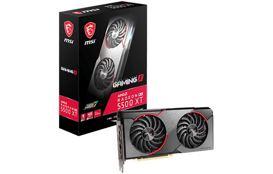 Placa de Vídeo MSI Radeon RX 5500 XT Gaming X Dual, 8GB GDDR6, 128Bit ...