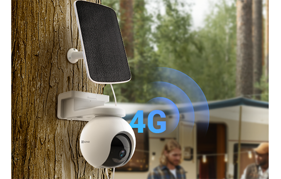 Câmera de Vigilância EZVIZ EB8 4G 2K, 360°, Quad HD, Branco, CS-EB8/SP ...