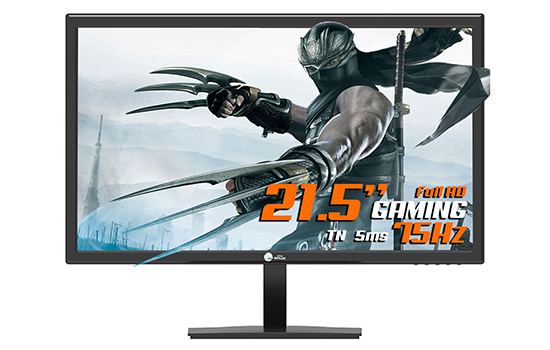 Monitor Gamer Ninja, 21.5 Pol, 5ms, 75Hz, Full HD, LED, HDMI / VGA, MGN ...