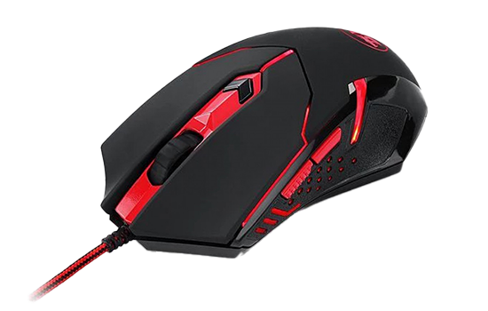 Mouse Gamer Redragon Centrophorus M601-3, 3200 DPI, 6 Botões, Led Red ...