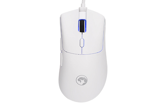 Mouse Gamer Marvo G950, RGB, 12000DPI, USB, 6 Botões, Branco, G950-WH