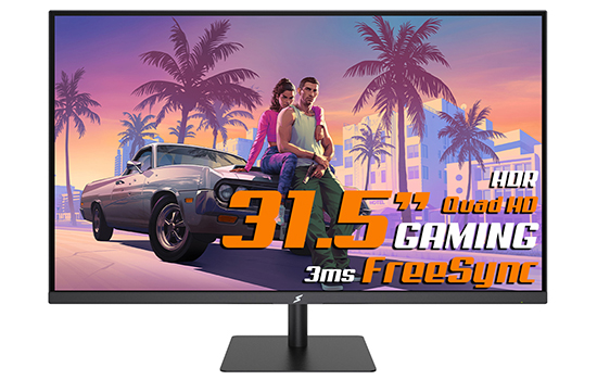 Monitor Gamer SuperFrame Precision Ultra, 31.5 Pol, E-LED, Quad HD, IPS ...
