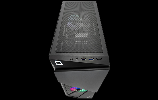 Gabinete Gamer SuperFrame Delta, RGB, Mid Tower, Vidro Temperado, Black ...