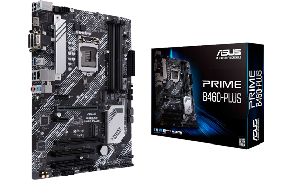 Placa Mãe Asus Prime B460-Plus, Chipset Z490, Intel LGA 1200, ATX, DDR4