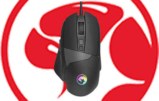 Mouse Gamer Marvo M411, 12800 DPI, 8 Botões, RGB, Black - Open Box