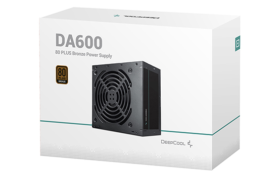 Fonte Deepcool DA600 600W, 80 Plus Bronze, PFC Ativo, DP-BZ-DA600N