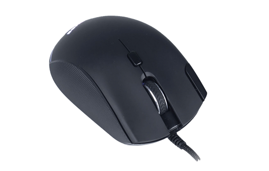 Mouse Gamer PCYES Zyron, RGB, 6 Botões, 12800 DPI, Black, PMGZRGB