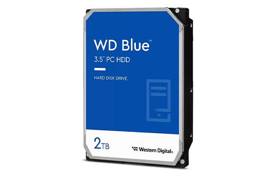 HD WD Blue, SATA III, 2TB, 7200RPM, 256MB, WD20EZBX-00AYRA0