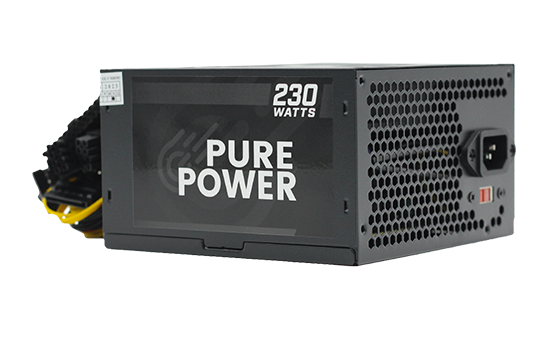 Fonte Pure Power, 230W, Black, PP-PSU1-230W