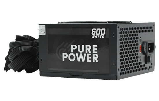 Fonte Pure Power, 600W, Black, PP-PSU1-600W