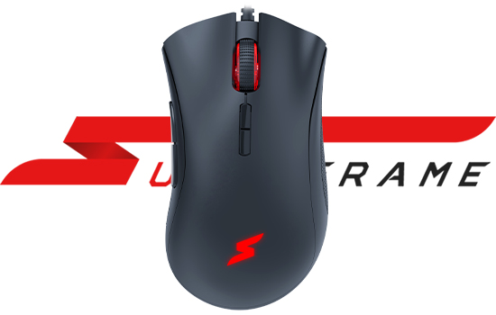 Mouse Gamer SuperFrame Magnus, RGB, Sensor PAW 3333, 19000 DPI, 7 ...