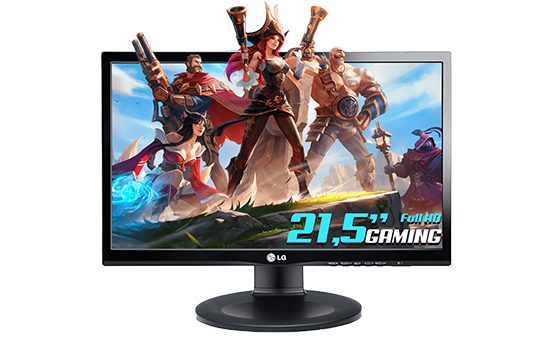 Monitor Gamer LG LED, 21,5 Pol, 60Hz, Full HD, IPS, HDMI/DP, VESA, 22BN550Y