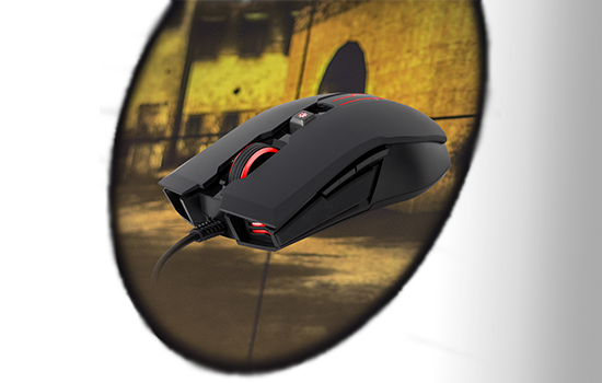 Mouse Gamer Cooler Master, Devastator 3, 2400DPI, RGB, Black