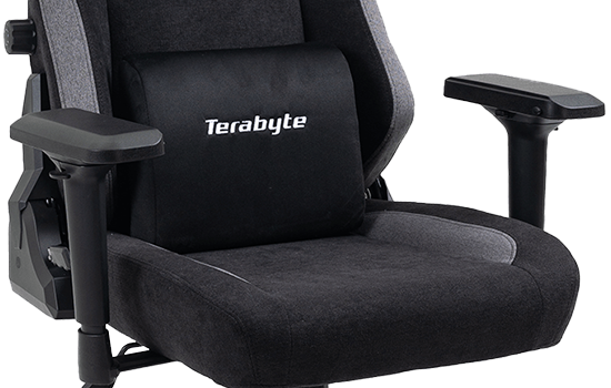 Cadeira Gamer Terabyte Style, Reclinável , 4D, Preto e Cinza