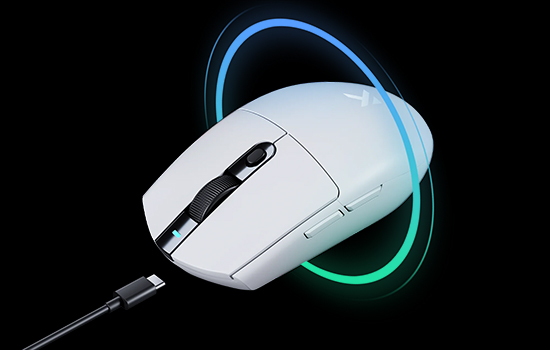 Mouse Gamer MCHOSE G3A Wireless 12000 DPI Branco | Terabyte