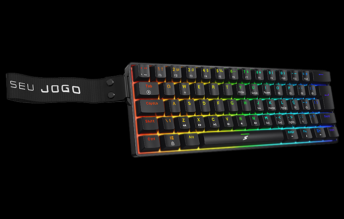 Teclado Mecânico SuperFrame Player Pro RGB 60% Red | Terabyte