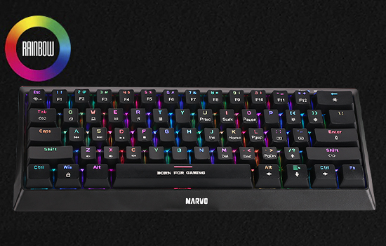 Teclado Mecânico Marvo KG962G 60% Switch Blue | Terabyte