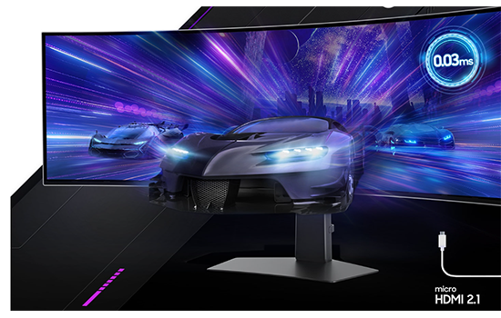 Monitor Gamer Samsung Odyssey G9, 49 Pol, Curvo, OLED, Dual QHD, 240Hz ...