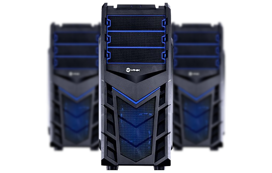 Gabinete Vinik Gamer Eruption V2 Window Mid Tower Preto Sem Fonte