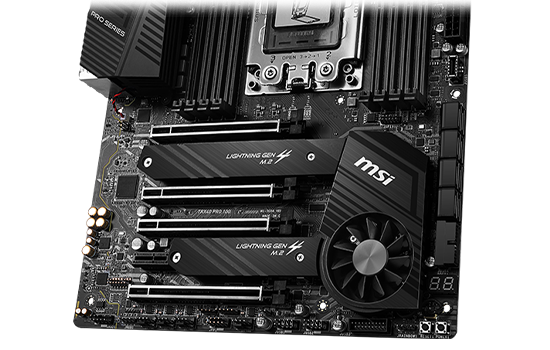 Placa Mãe MSI TRX40 Pro 10G, Chipset TRX40, AMD sTRX4, ATX, DDR4