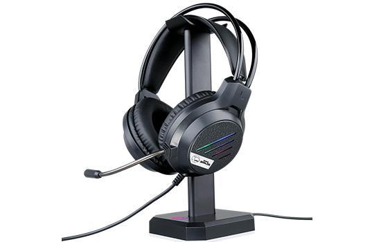 Headset Gamer Ninja Slice, 3.5mm, PC, RGB, Drivers 50mm, Black